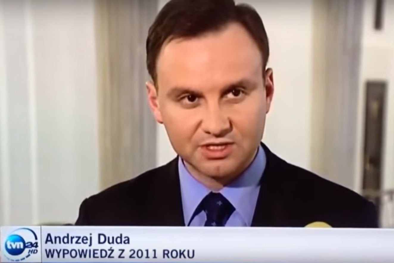 Andrzej Duda z 2011 roku. Jak wyglądał bez Trybunały Stanu na karku ...